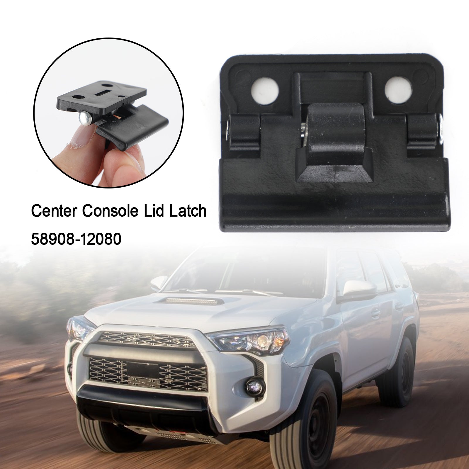 Center Console Lid Latch 58908-12080 For Toyota 4Runner Land Cruiser L ...