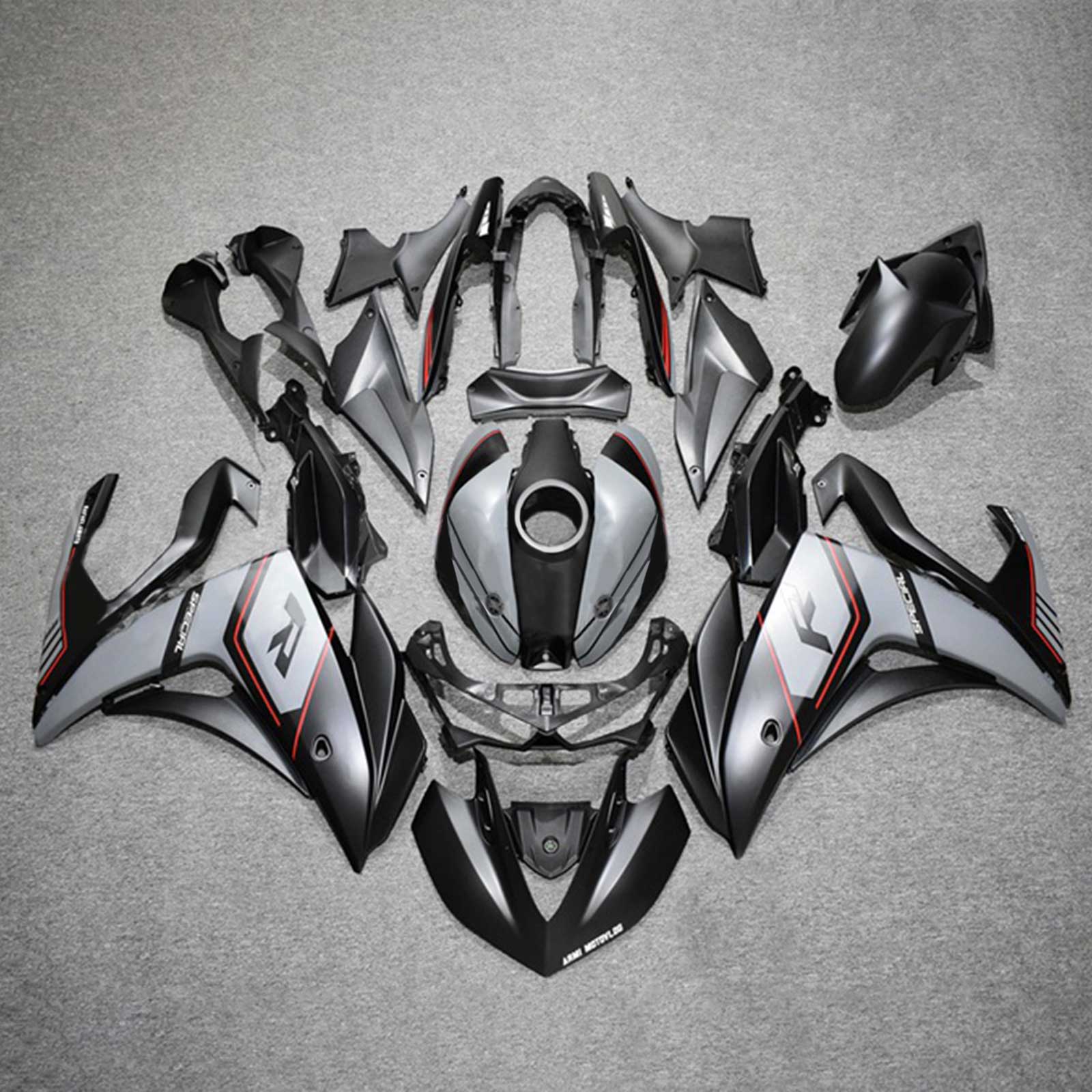 2014-2018 Yamaha YZF-R3 2015-2017 R25 Amotopart Injection Fairing Kit ...