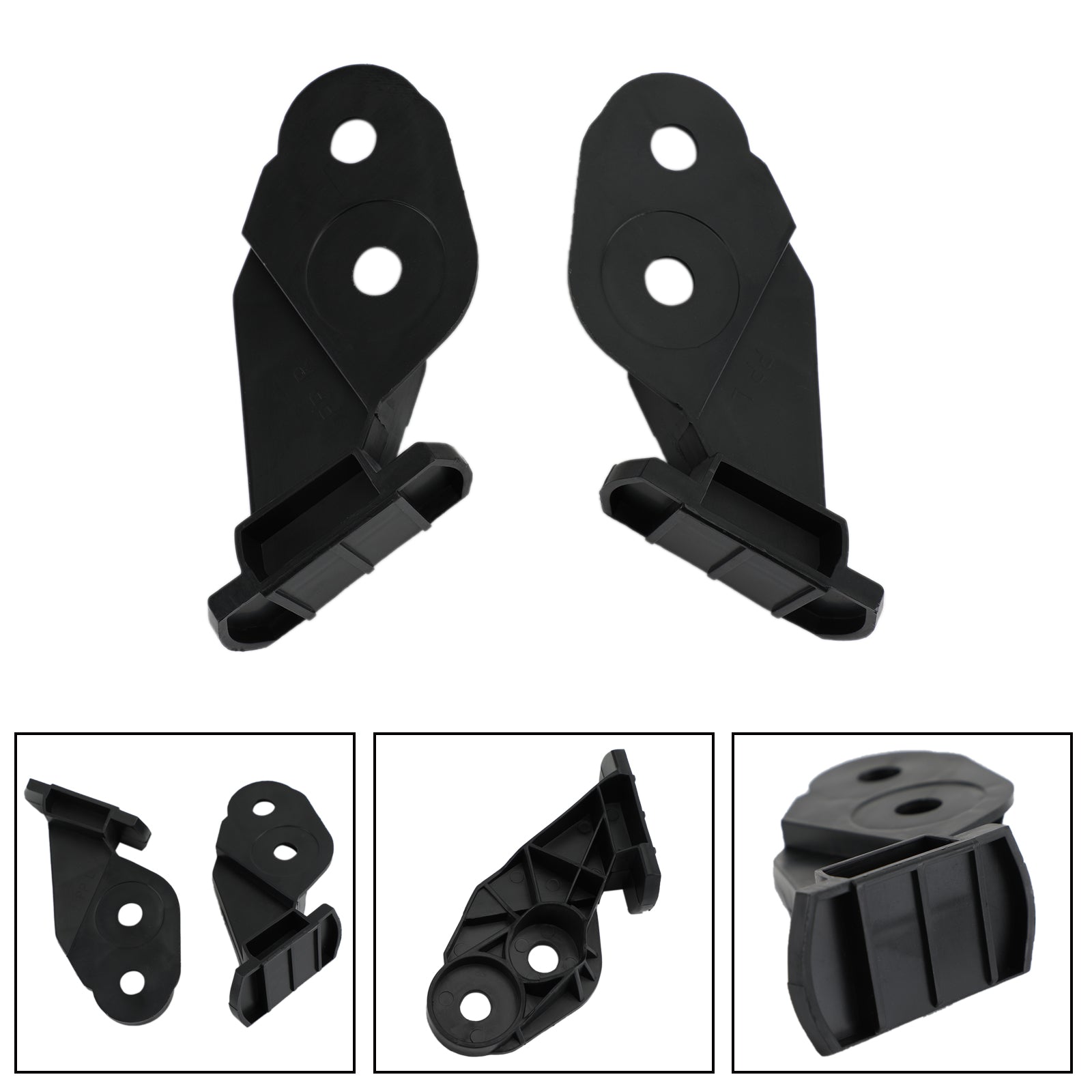 Front bumper fixings mounting clips For BMW 3 series E46 2001-2004 Bla ...