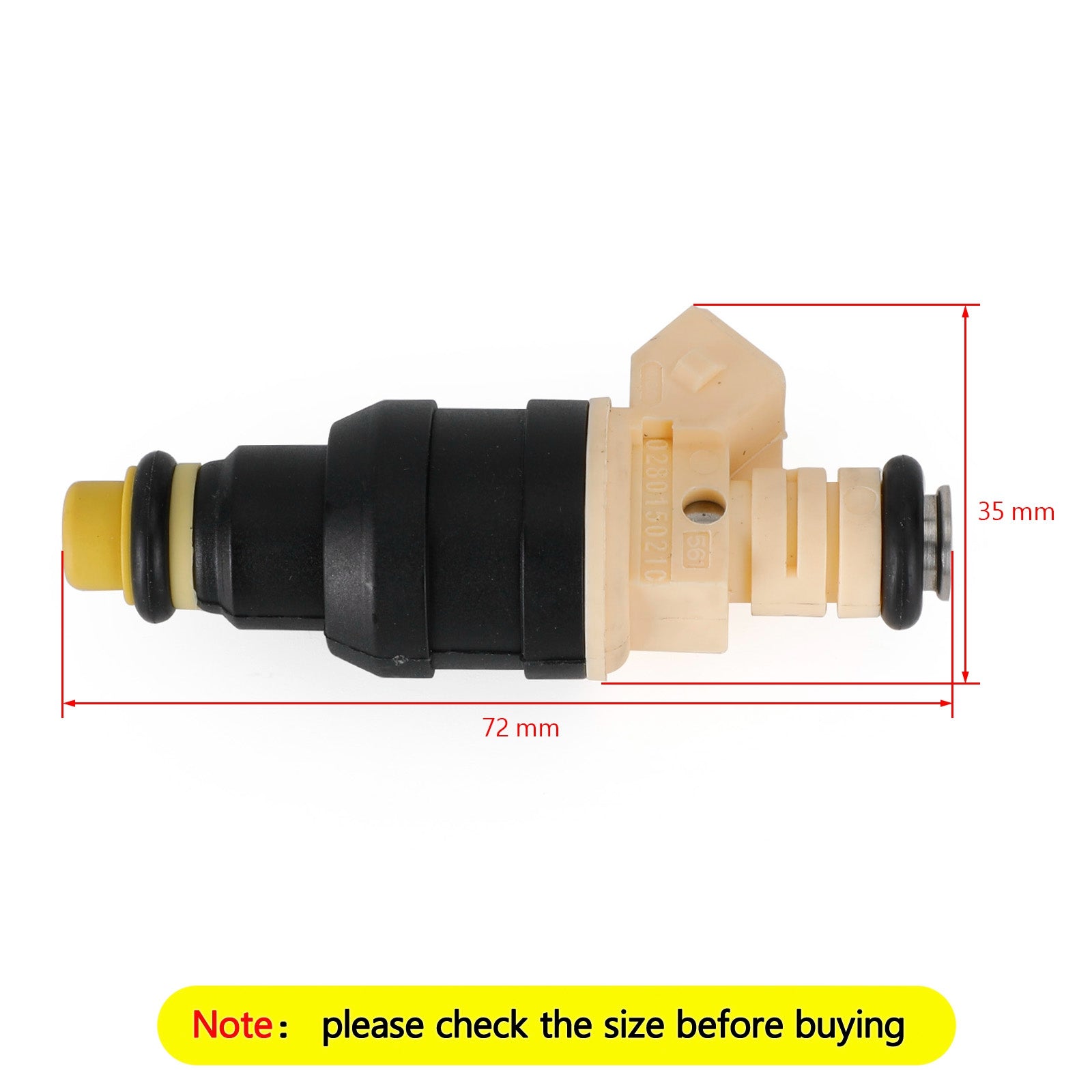 4PCS 0280150210 Fuel injectors for BMW K100 Motorcycle Single Hole Dis ...