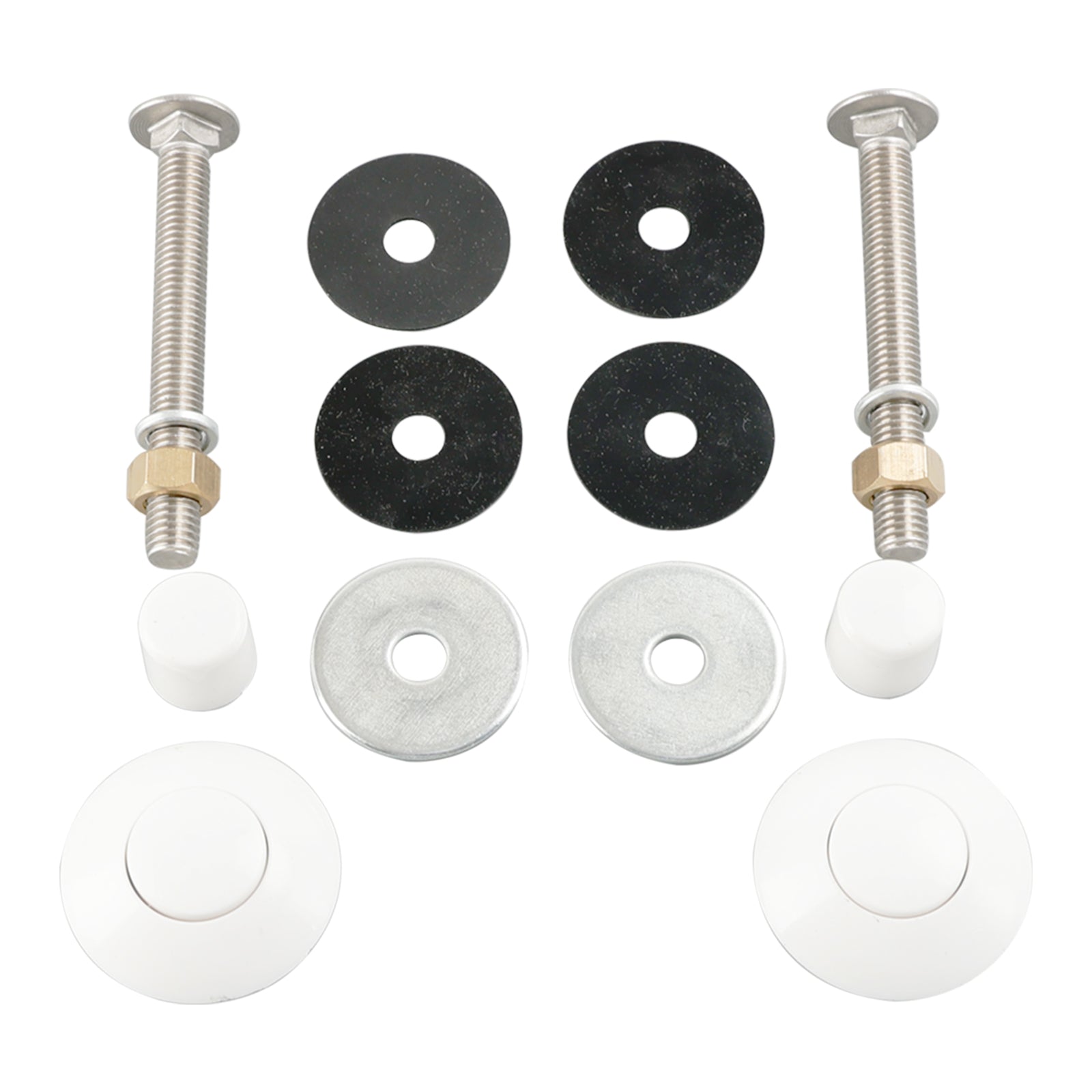 White Diving Board Mount kit 67-209-909-SS 5-1/2"Bolts 1-1/4&2"f/w ...