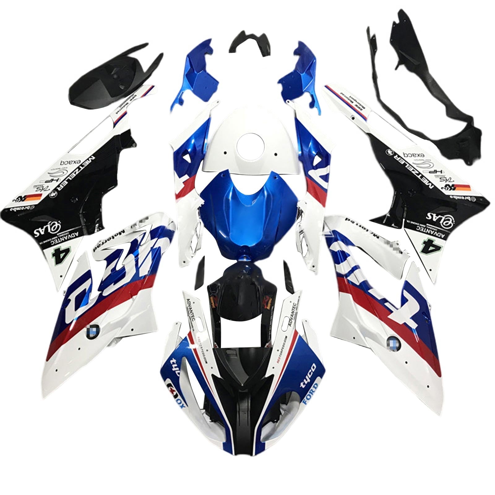 2017-2018 BMW S1000RR Fairing Kit Bodywork Plastic ABS – Component ...
