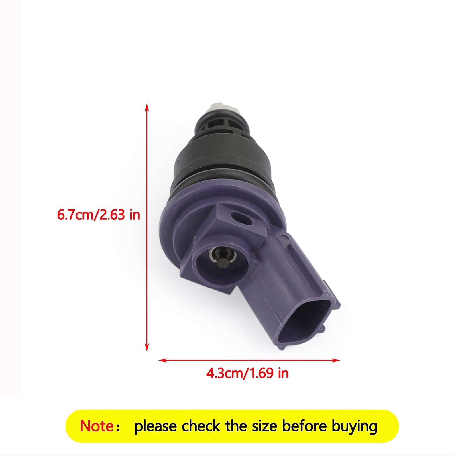 4x 375cc Fuel Injector 16600-67U01 Fits Nissan 240SX Silvia KA24DE S13 ...