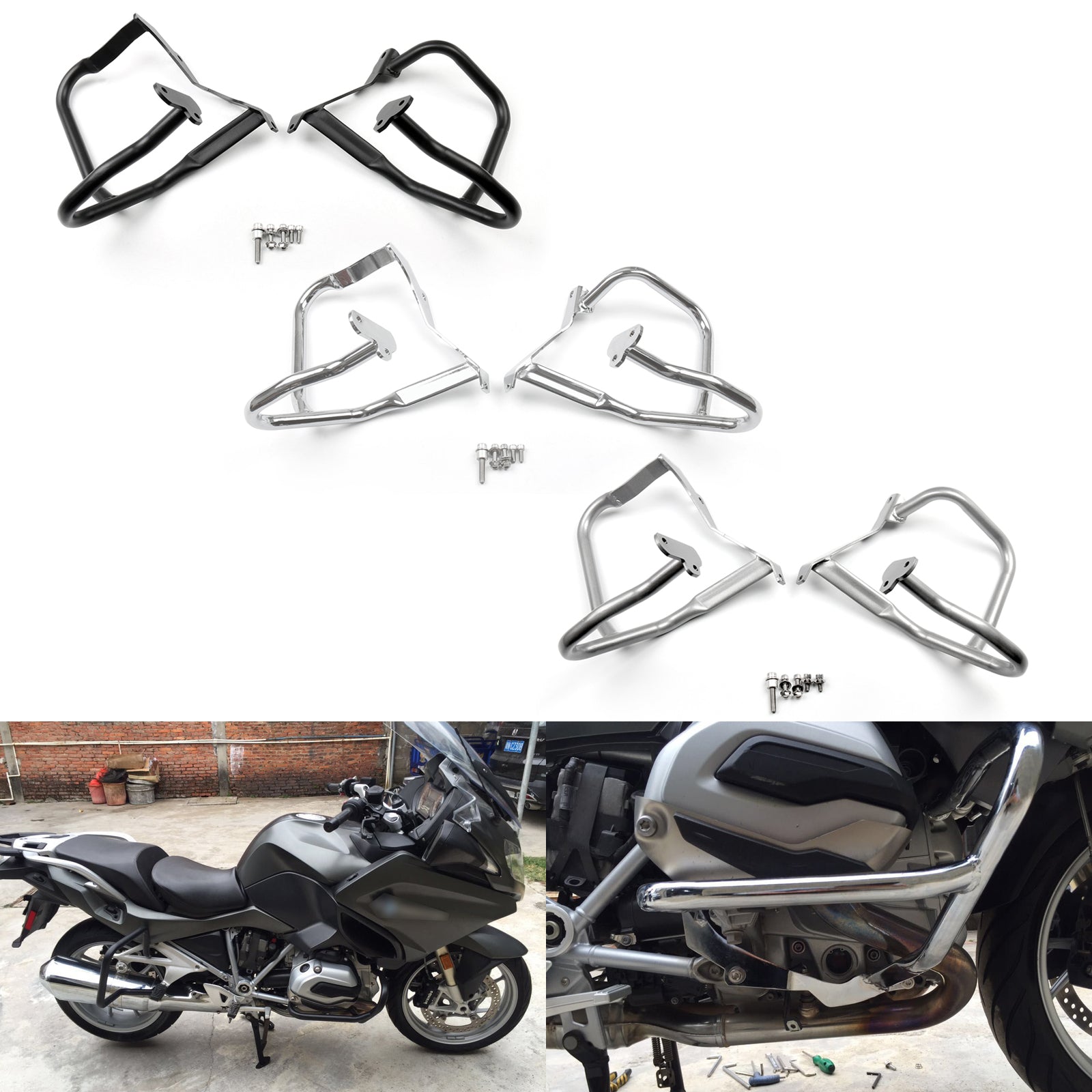 Front Engine Guard Crash Bars Heed For BMW R 1200 RT R1200RT 2014-2016 ...