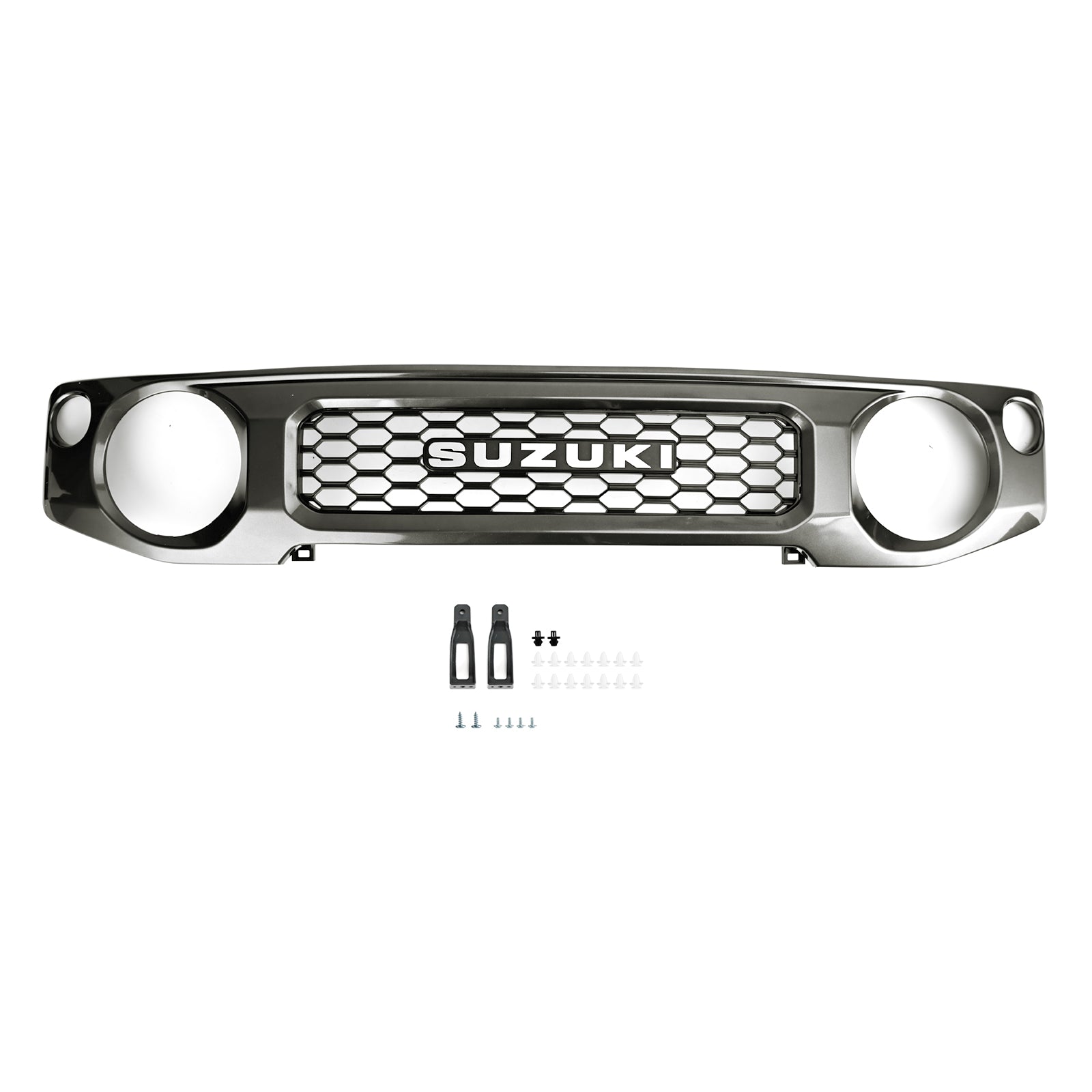 2019-2023 Suzuki Jimny JB74 Honeycomb Front Bumper Grill Grille Grey ...