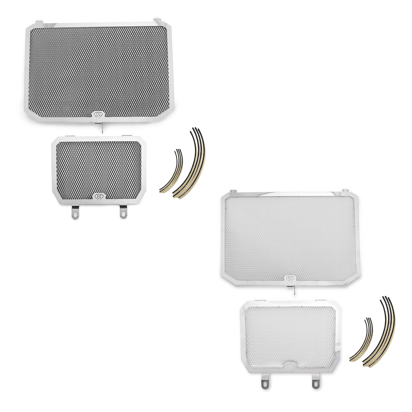 Upper & Lower Radiator Guard Oil Cooler Protector For Yamaha YZF-R1 R1M ...