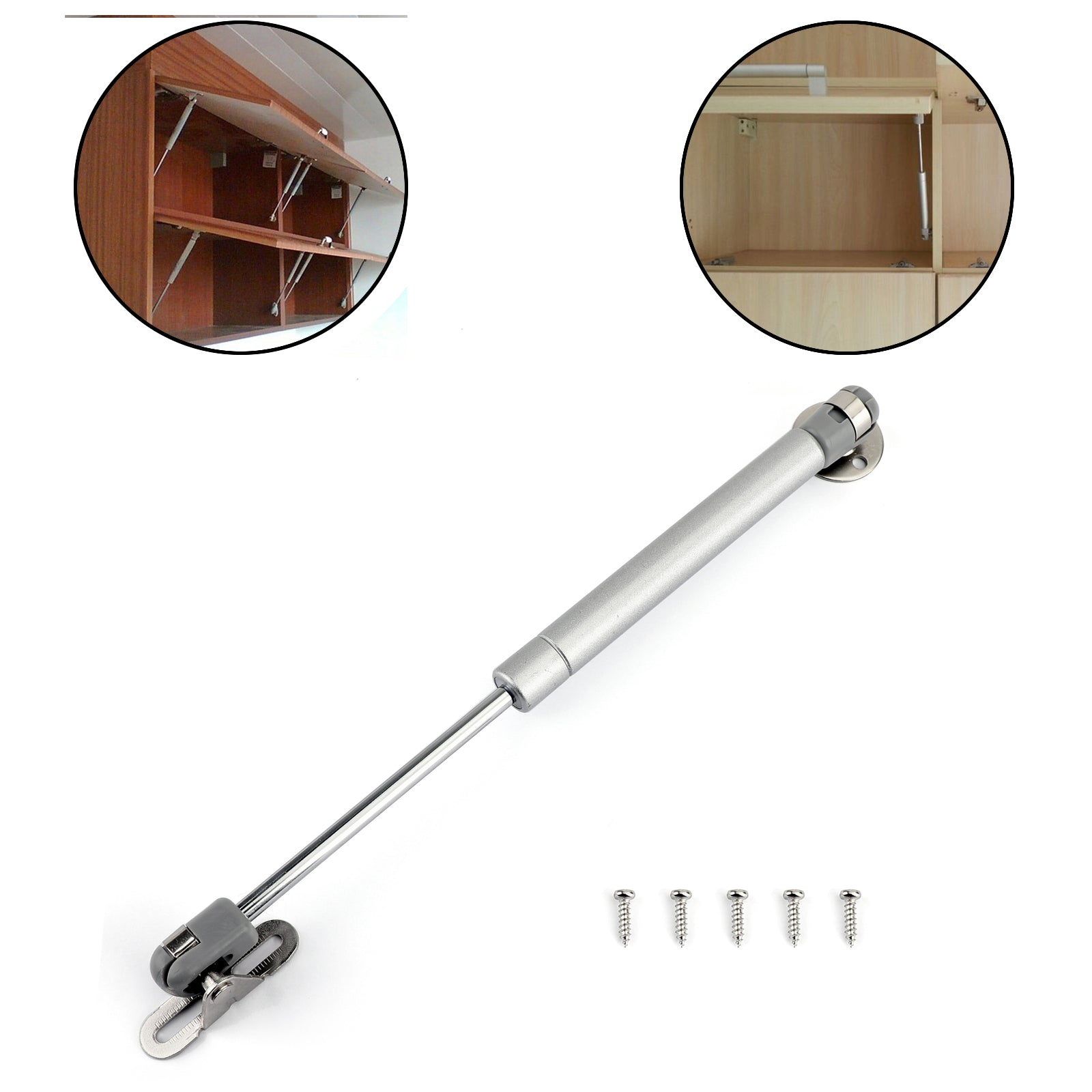 1X Kitchen Door Lift Pneumatic Hydraulic Gas Spring Lid Flap Stay Stru ...