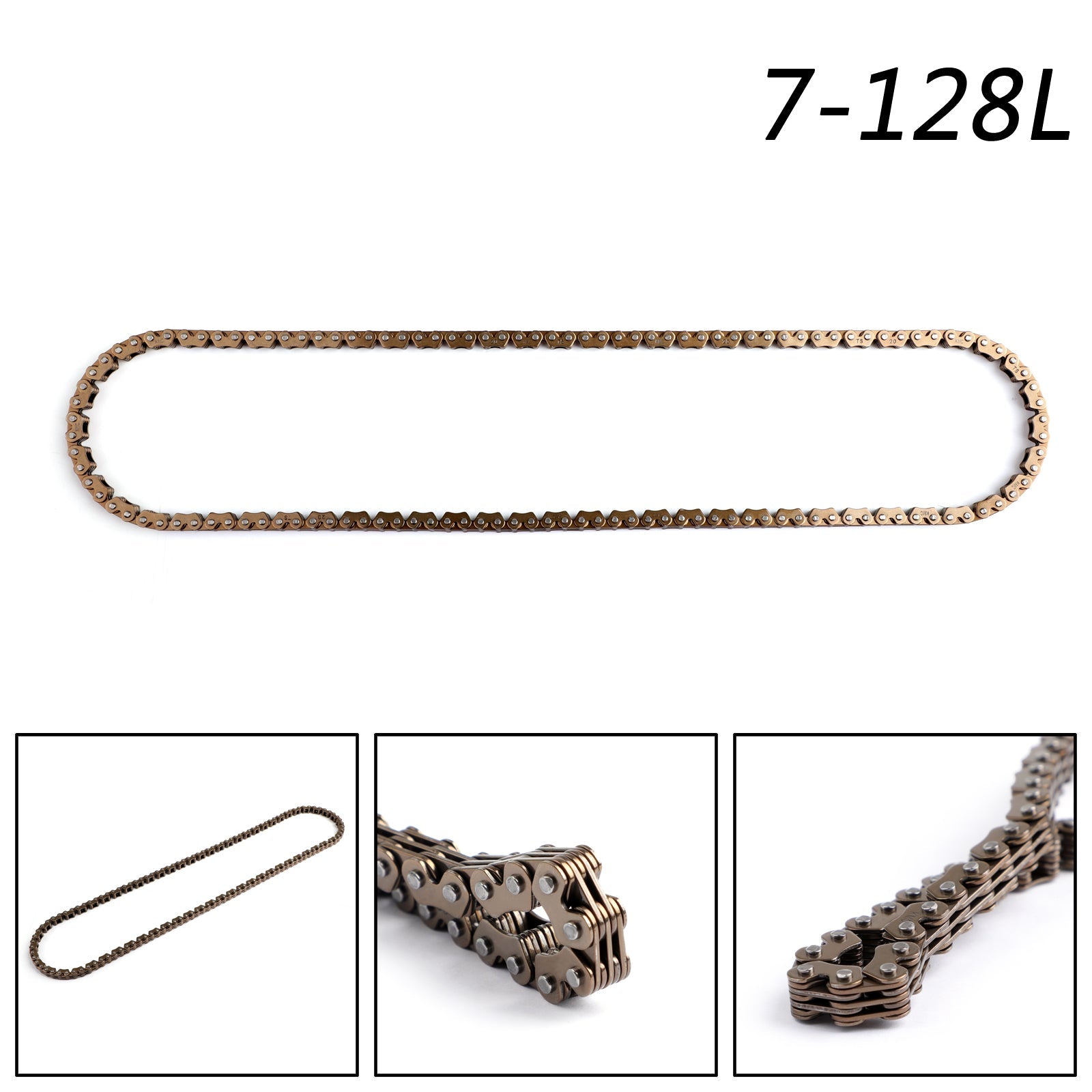 Timing Cam Chain 128L KMC For Suzuki Quadsport Z400 LTZ400/Z DR-Z400 /E ...