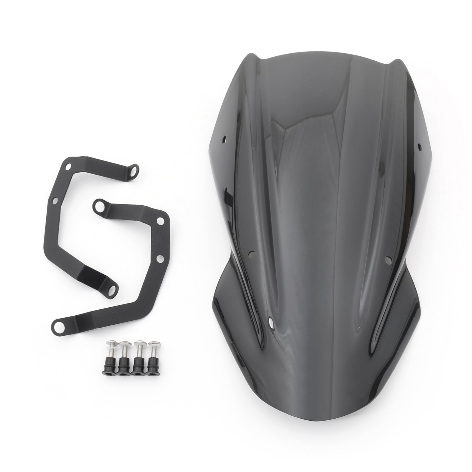ABS Windshield Screen Windscreen with Bracket For Kawasaki Z650 2017-up ...