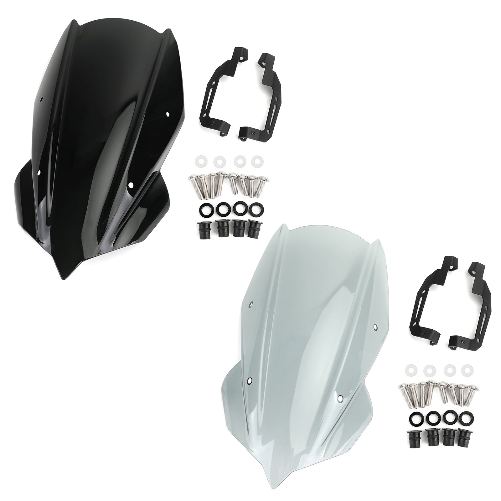 ABS 4mm Motorcycle Windscreen Screen Windshield for Kawasaki Z400 2019 ...