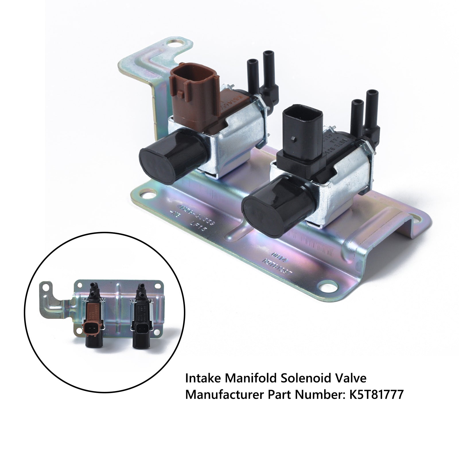 Emission Intake Manifold Vacuum Runner Solenoid Valve K5T81777 For Maz ...