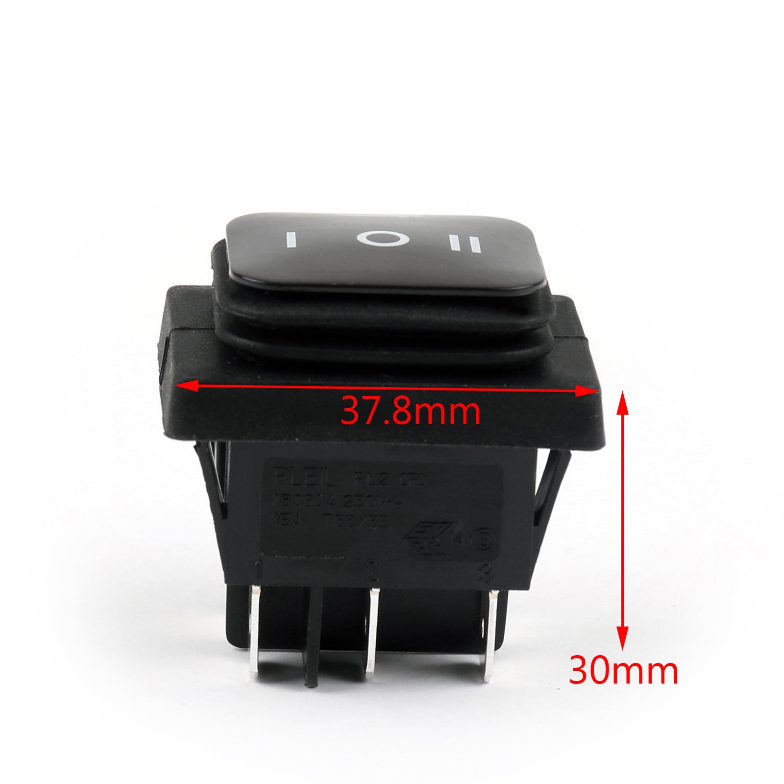 RLEIL RL2-203 Waterproof IP65 Boat Car Rocker Switch 6Pin ON-Off-ON 12 ...
