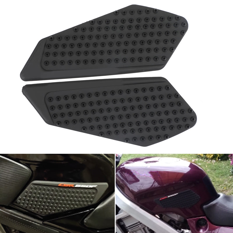 Black Tank Side Traction GRIPS Knee Pads for Honda CB650F CBR650F 2014 ...