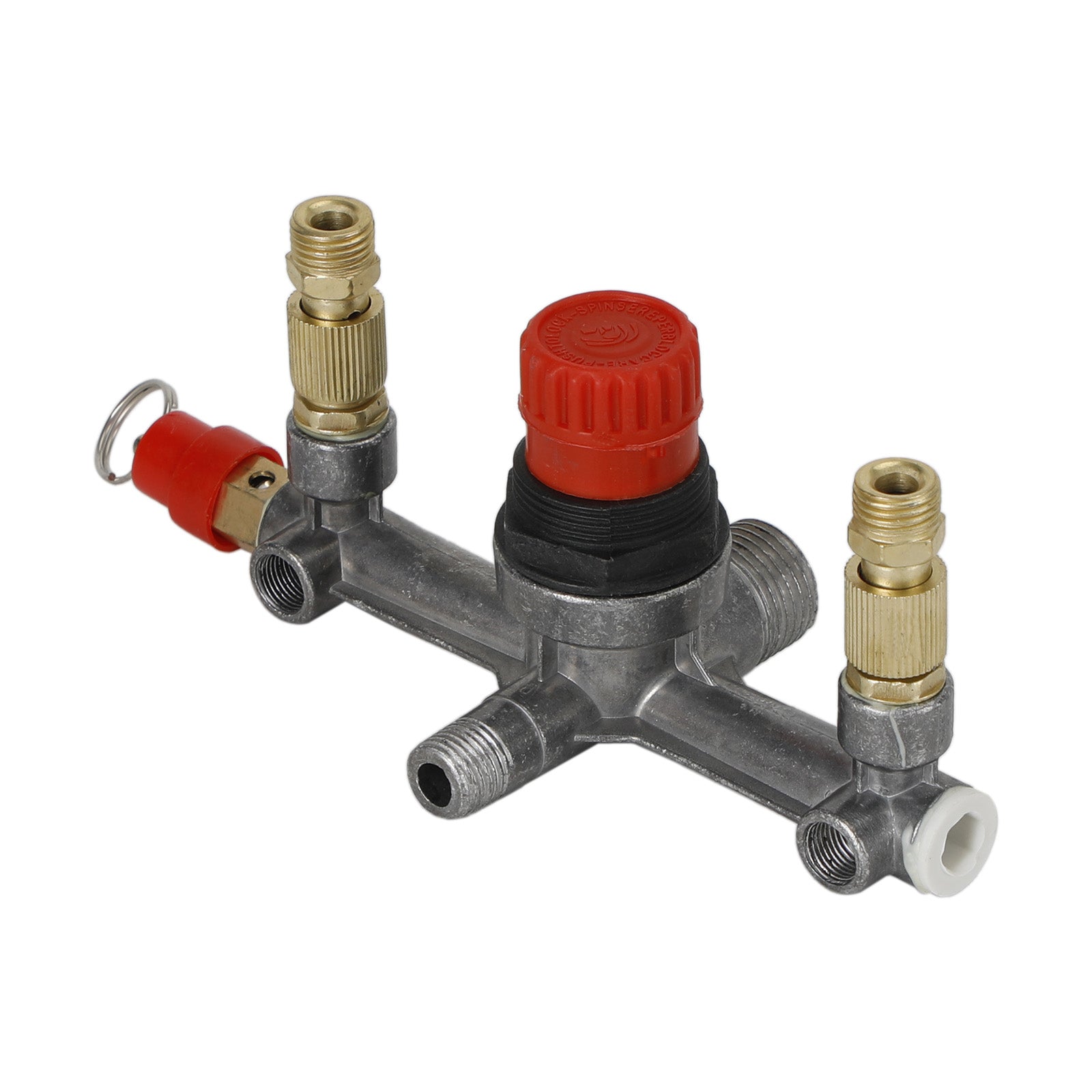 Air Compressor Pressure Control Switch Valve Manifold Regulator Gauge ...