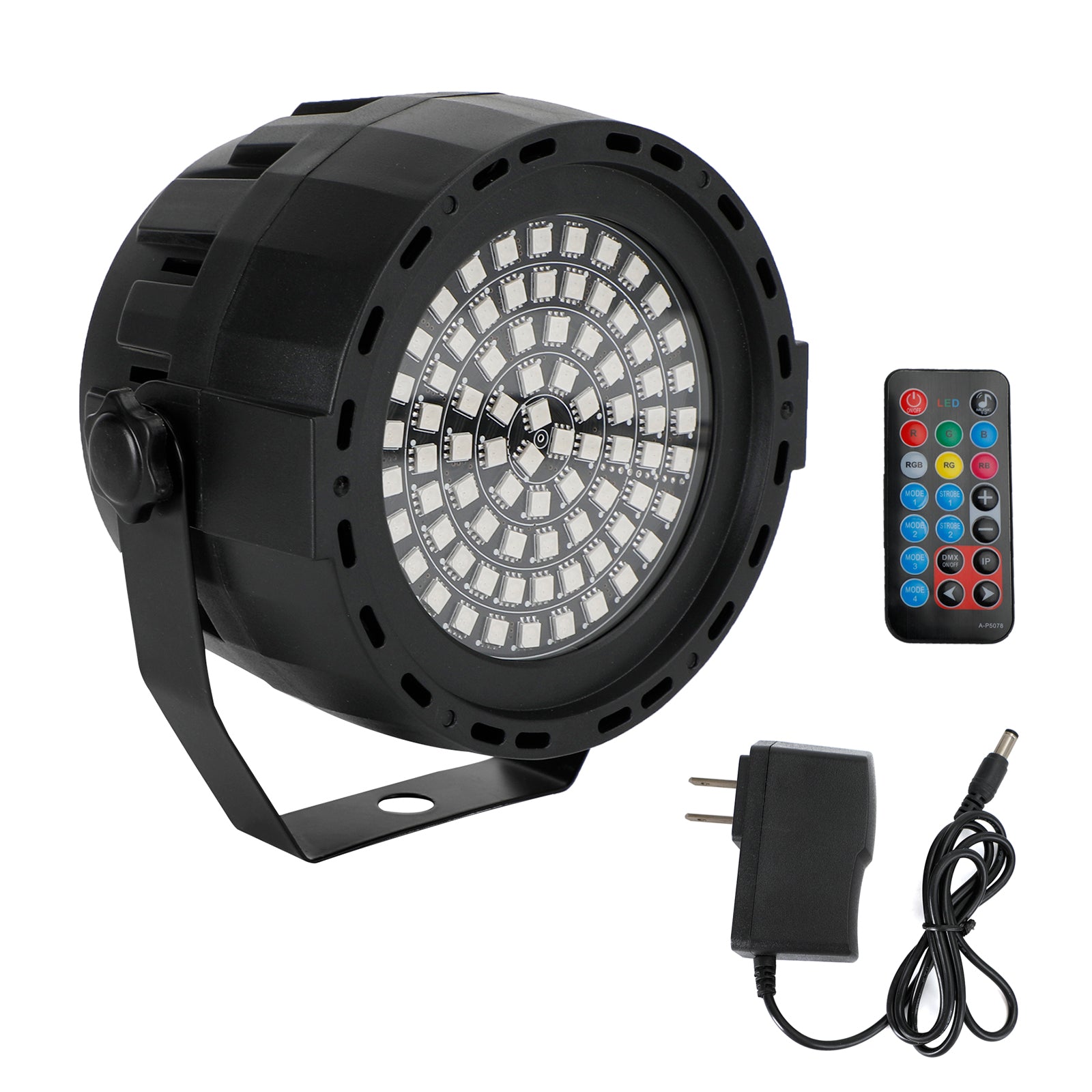91 LED RGB Strobe Par Light Stage Light DMX Party Show KTV Bar Disco W ...