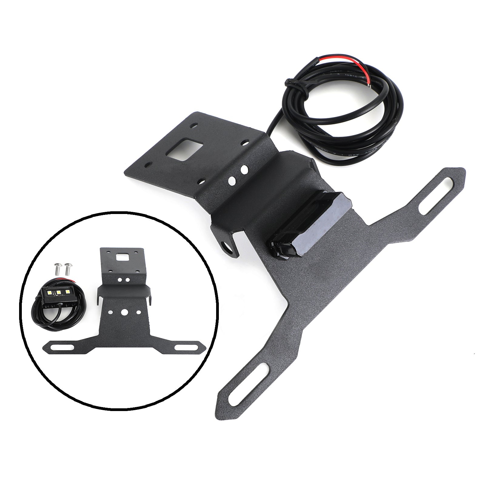 License Plate Holder Frame Bracket fit for Kawasaki ZX-6R 2019-2021 ...
