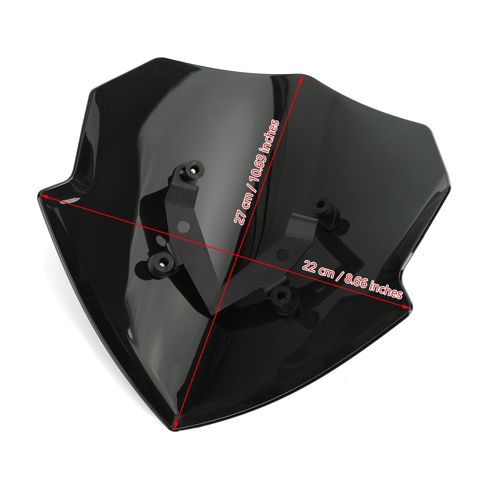 ABS 4mm Motorcycle Windscreen Screen Windshield for Kawasaki Z125 2019 ...