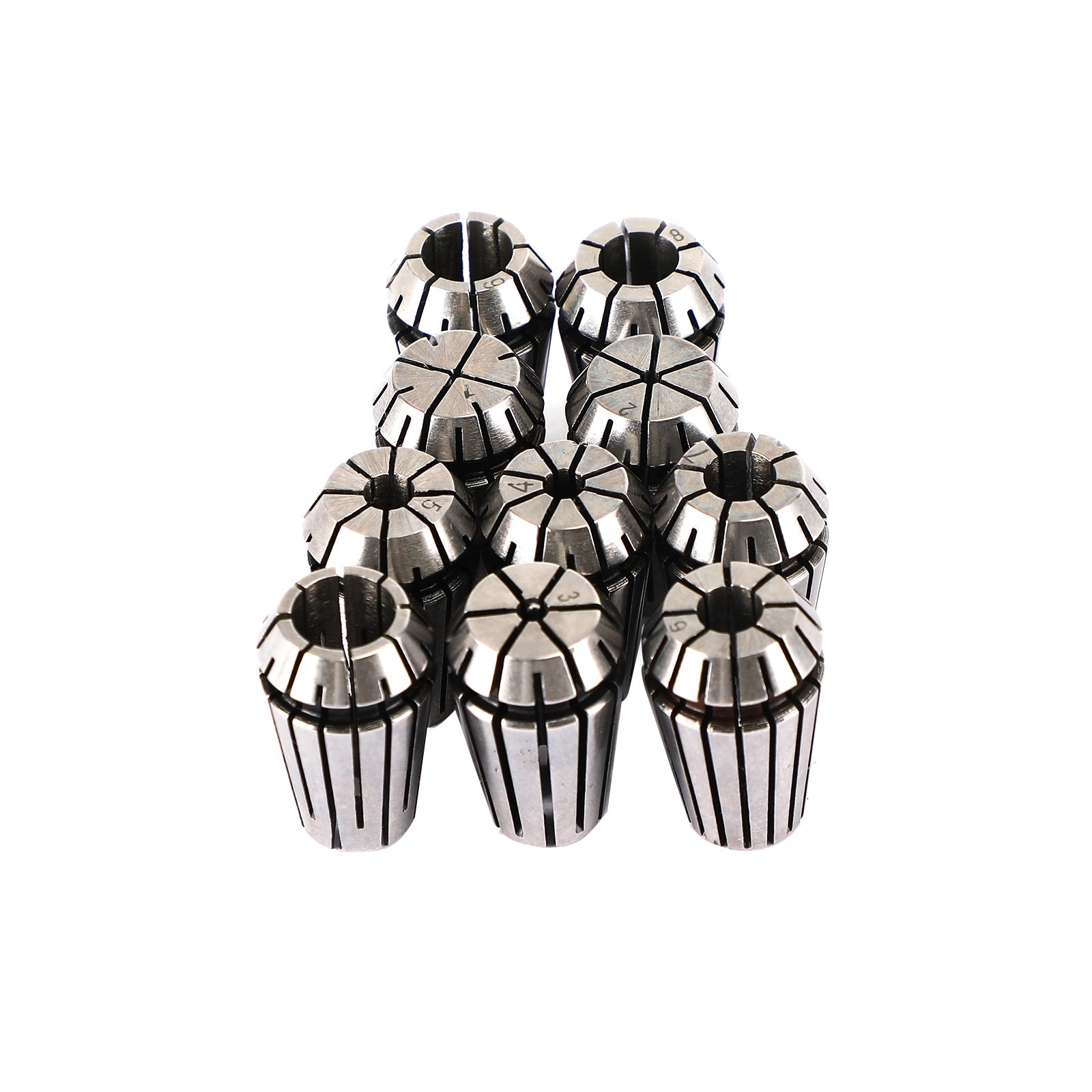 10Pcs ER16 Spring Collet Set For CNC Milling Lathe Tool Engraving Mach ...
