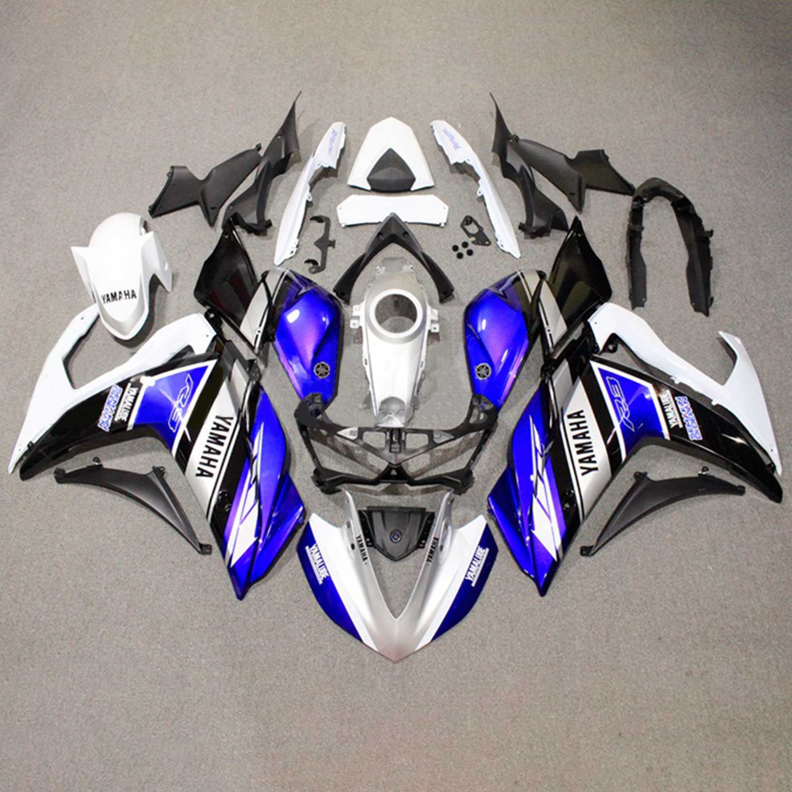 2014-2018 Yamaha YZF-R3 2015-2017 R25 Amotopart Injection Fairing Kit ...