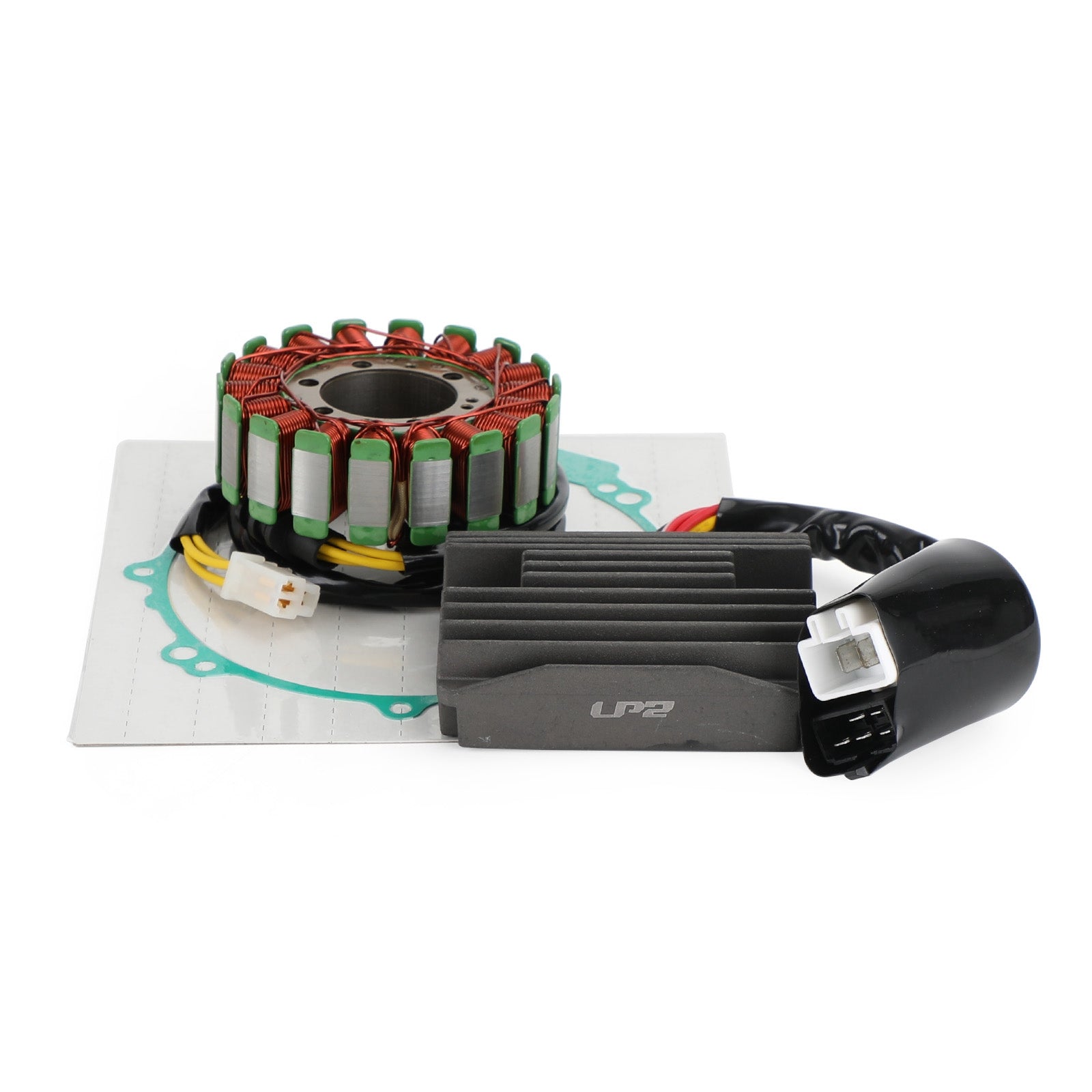 Magneto Stator+Voltage Rectifier+Gasket For Honda VFR800Fi Interceptor ...