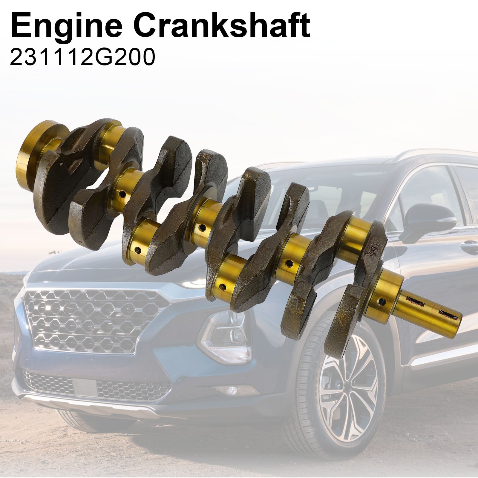 Engine Crankshaft for Hyundai Sonata Tucson for Kia Optima 2.4L 23111 ...