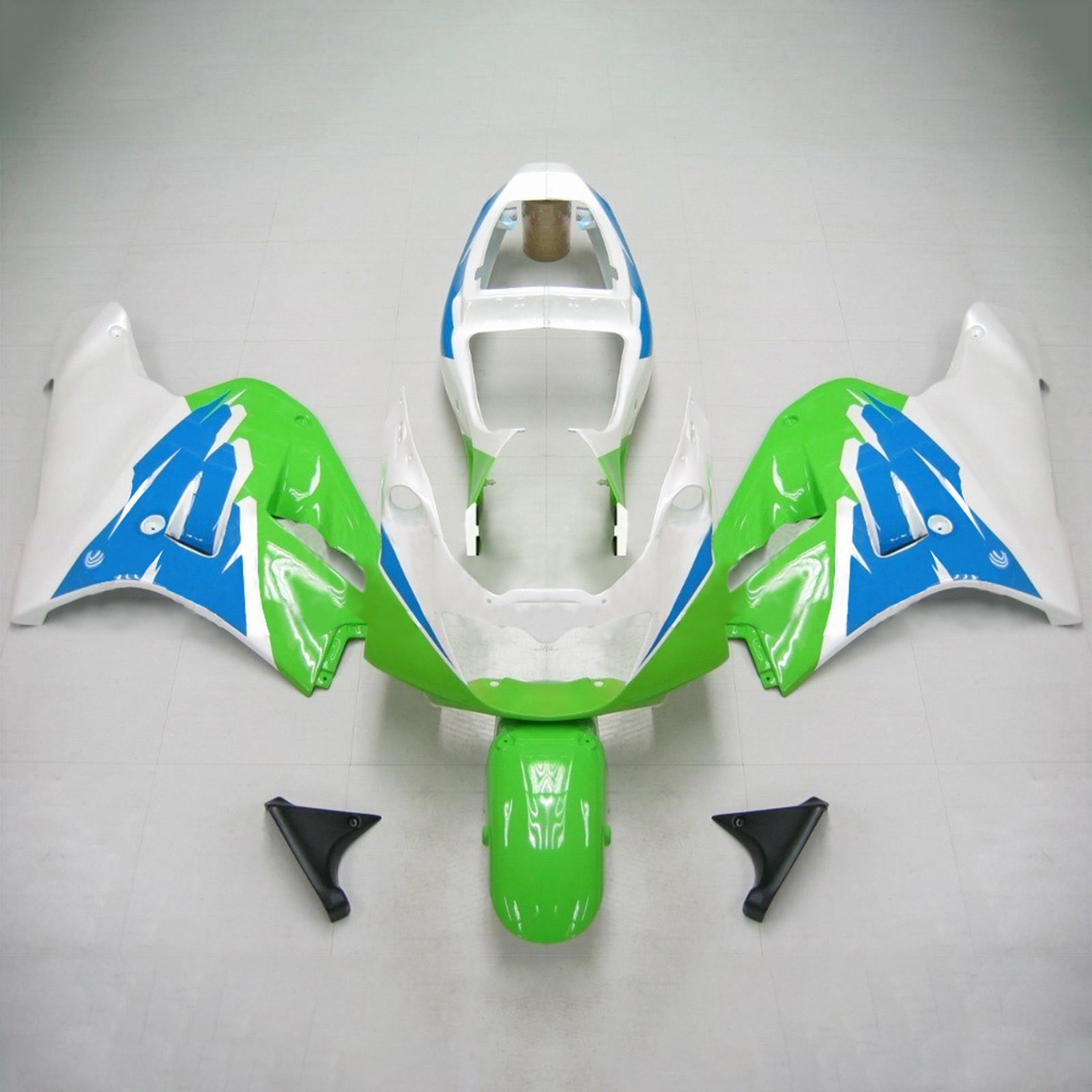 1992-1996 Kawasaki ZXR400 Amotopart Injection Fairing Kit Bodywork Pla ...