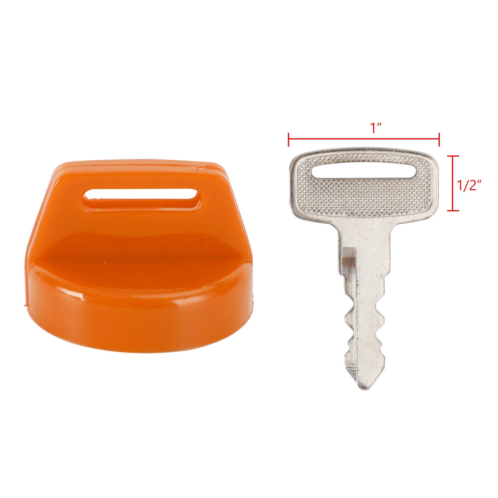 5PCS Orange Ignition Key Cover w/Nut For Polaris RZR XP 570 800 900 10 ...