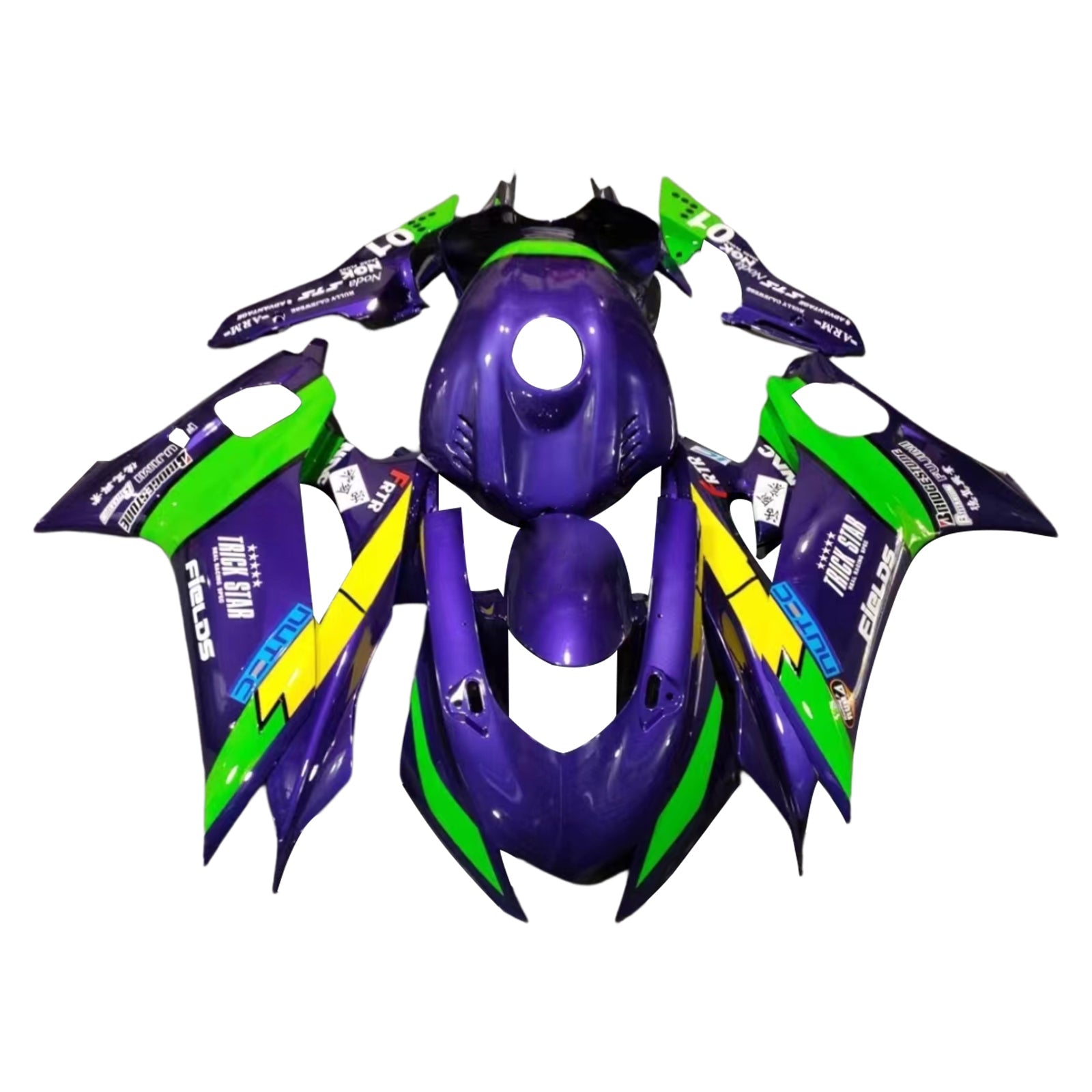 2007-2022 Yamaha YZF-R6 Fairing Kit Bodywork Plastic ABS – Component ...