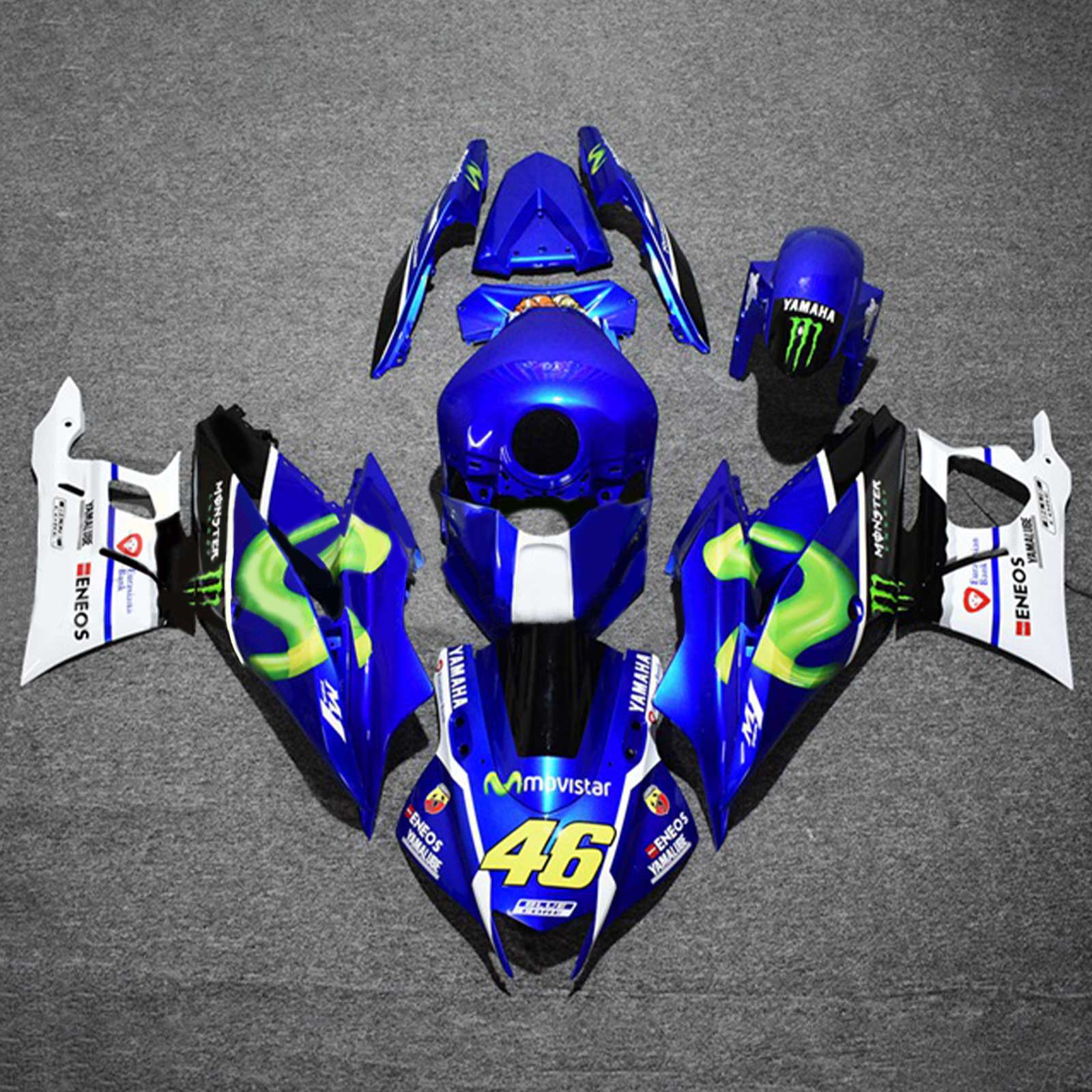 2022-2023 Yamaha YZF-R3 R25 Injection Fairing Kit Bodywork Plastic ABS ...