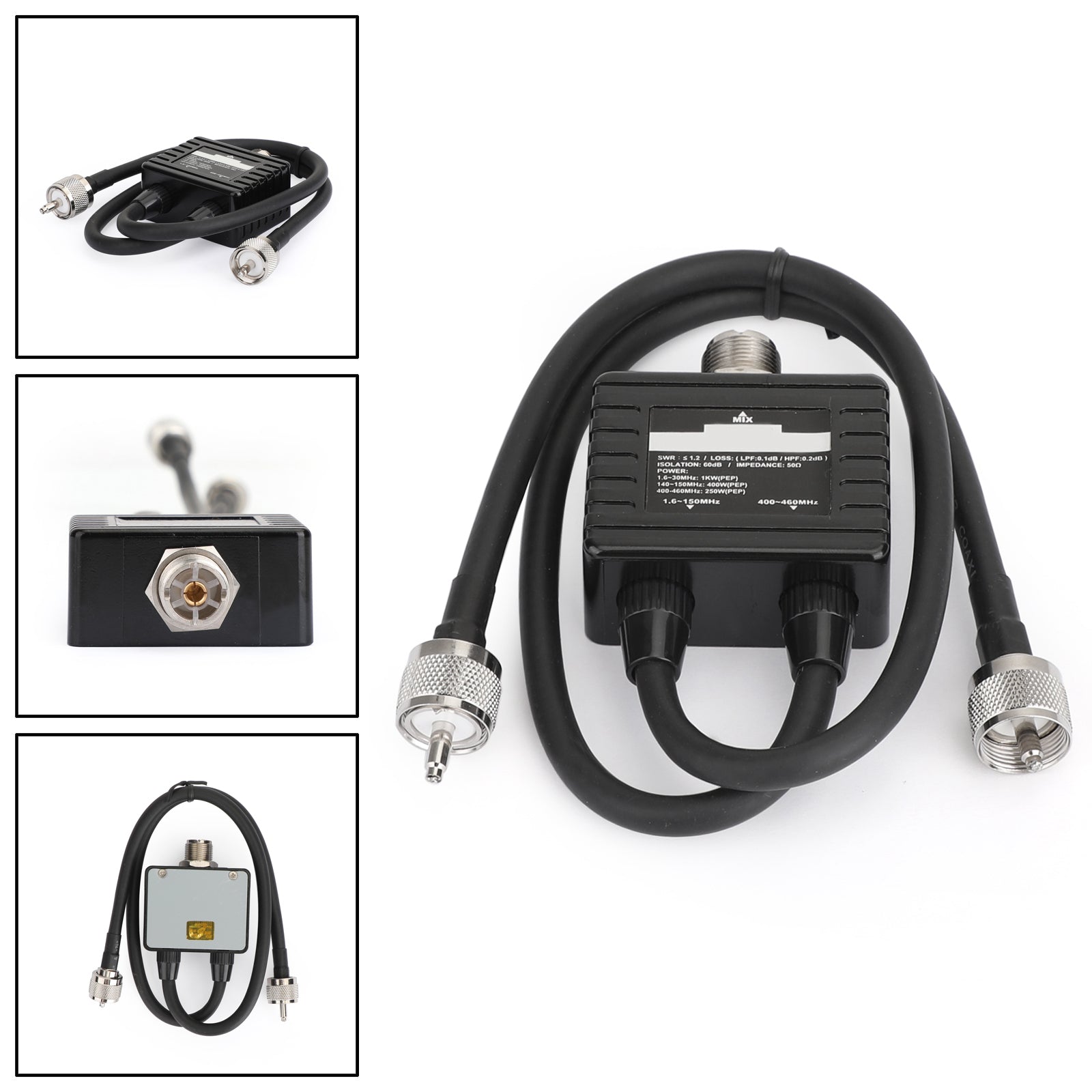 MX72 HAM Antenna Combiner VHF/UHF Frequency Linear Transit Station Dup ...