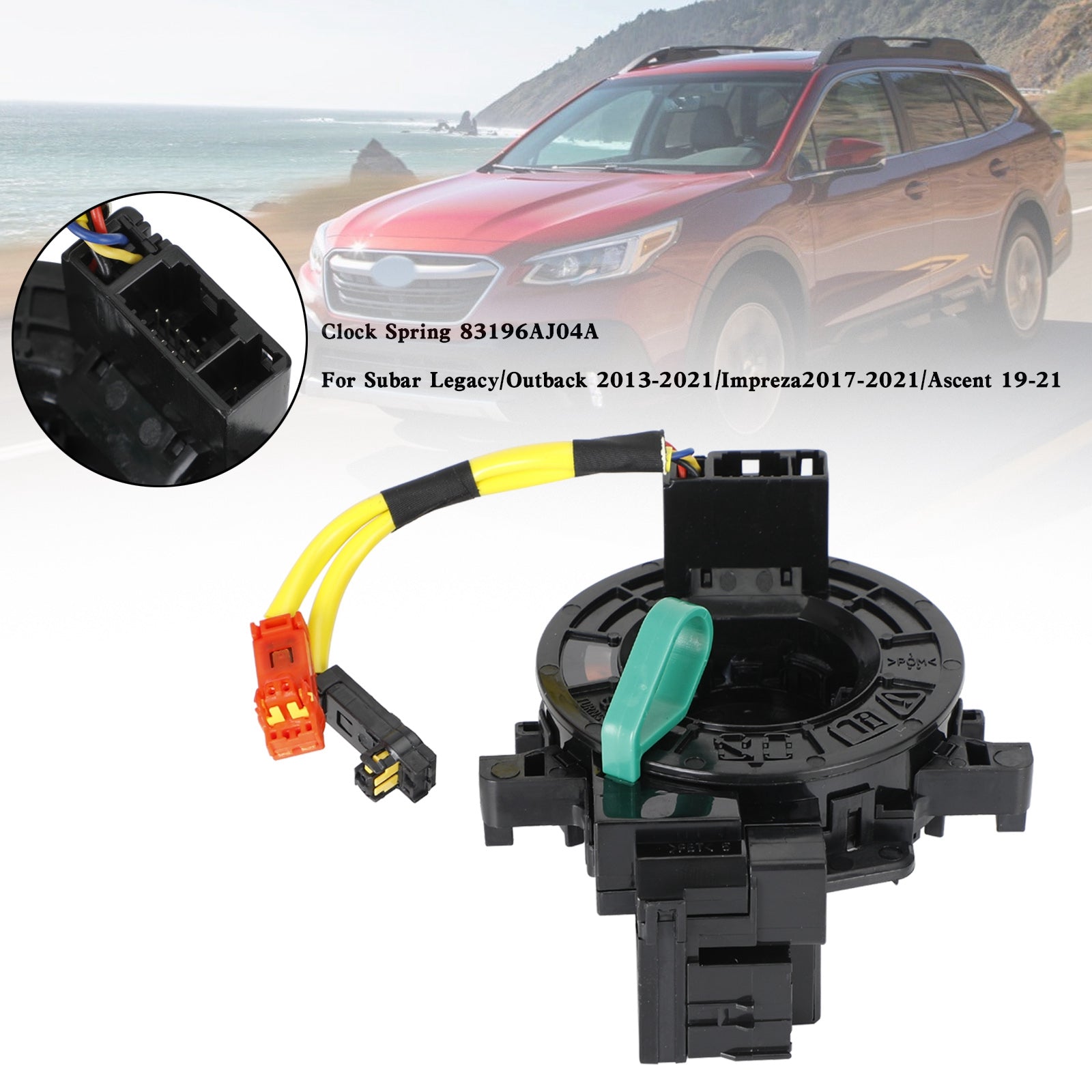Clock Spring 83196AJ04A For Subar Outback 2013-2021 Legacy 13-21 ...
