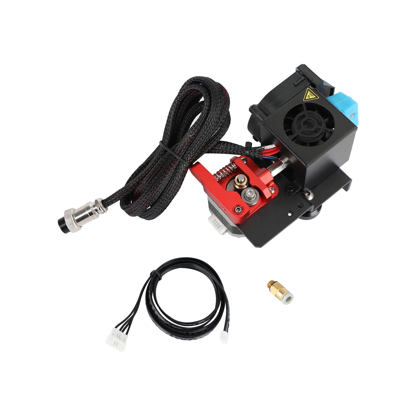 12V 3D Printer MK8 Direct Drive Hotend Pulley Turbo Fan Extruder for C ...